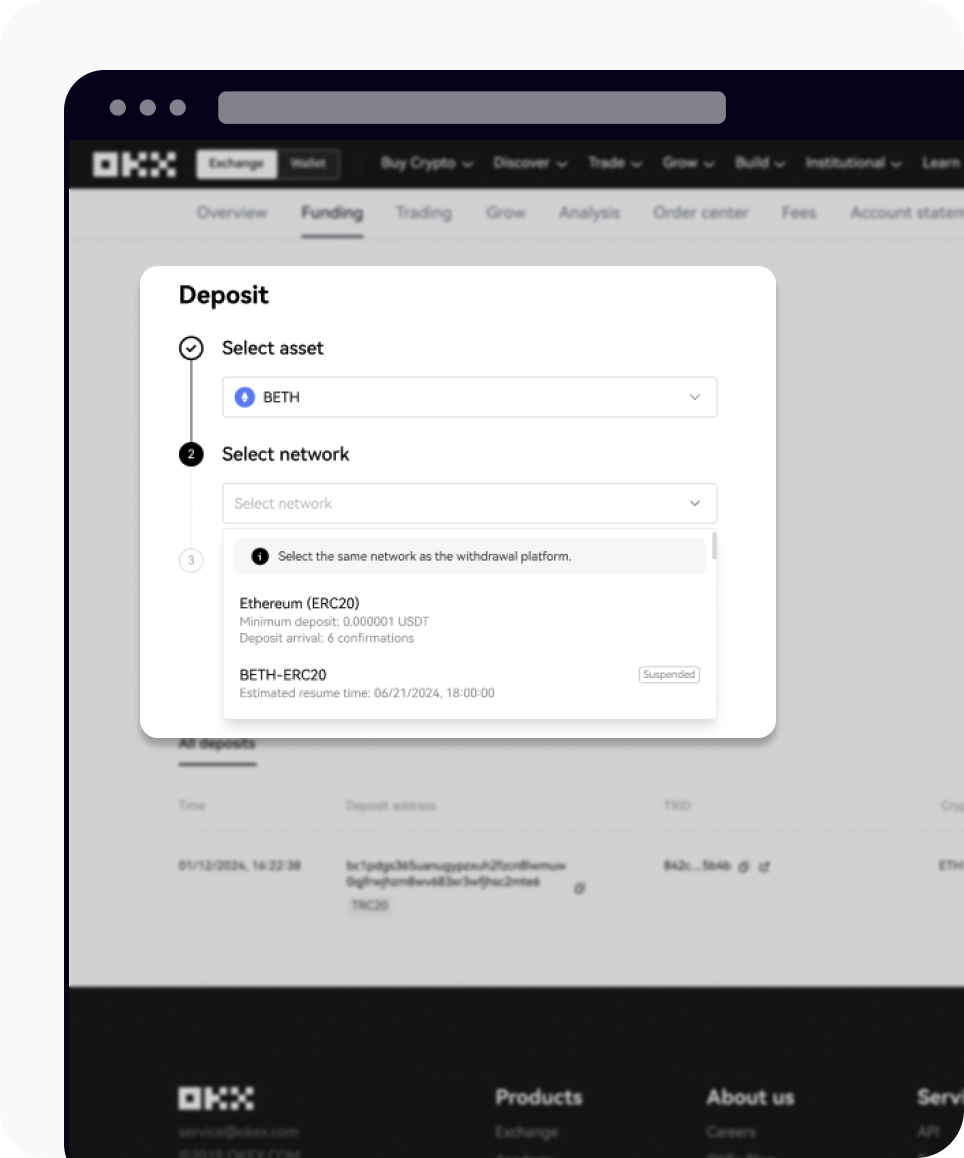 How do I make a deposit? (Web) | OKX How do I make a deposit? (Web) | OKX