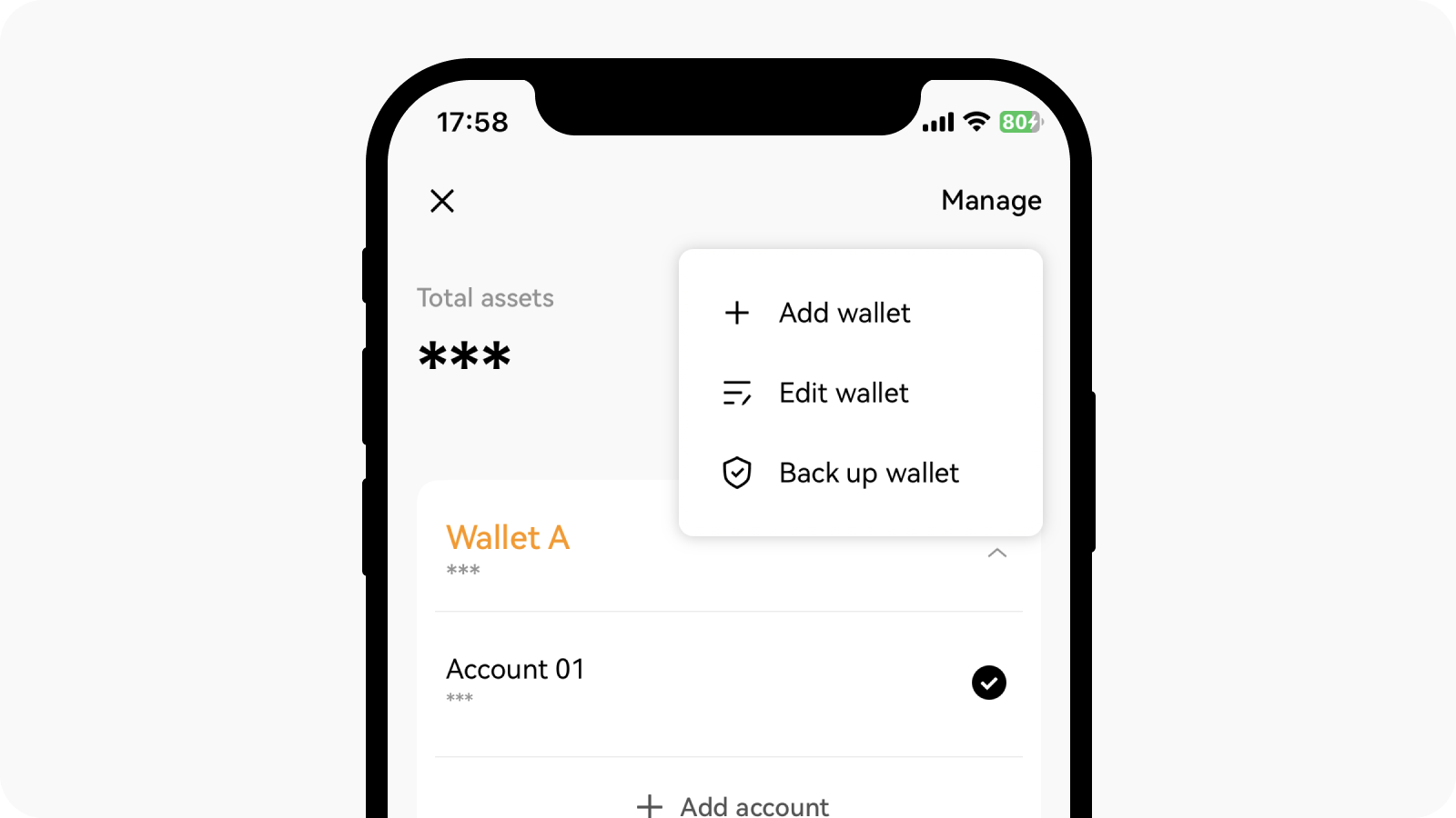 How do I manage my wallet? (app) | OKX