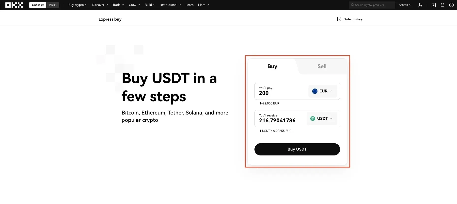 USDT 交易指南：一文教你如何購買、兌換與轉帳 USDT | OKX